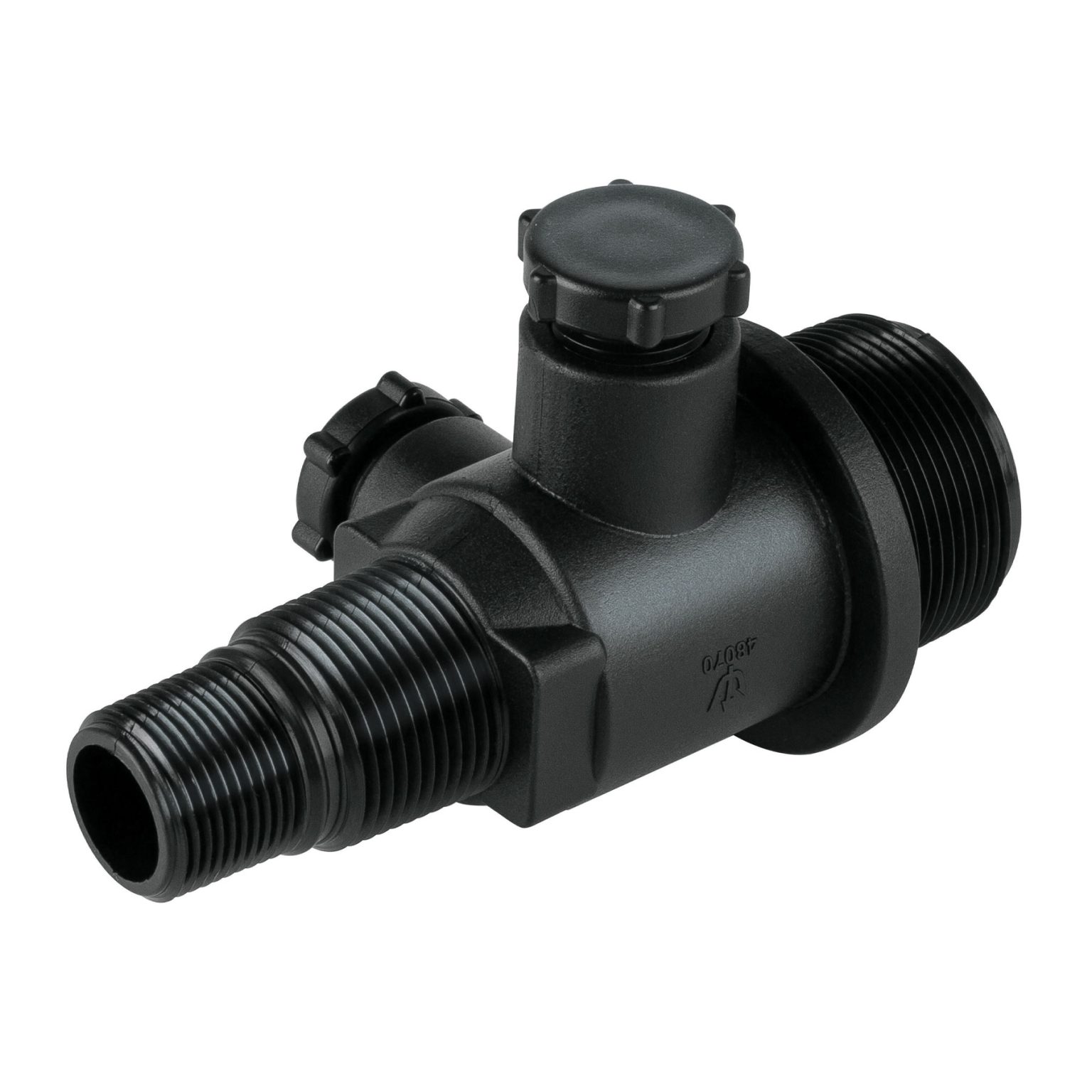 Multiconector de polipropileno para tinaco c/válvula FOSET Mod. ATIN-001