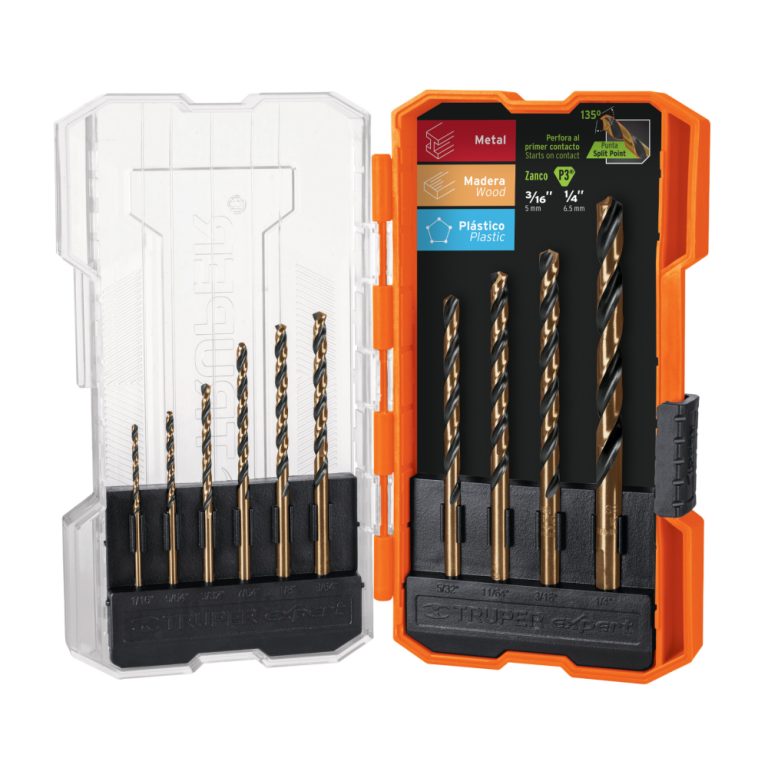 Broca estandar para metal HSS Trugold Truper Expert