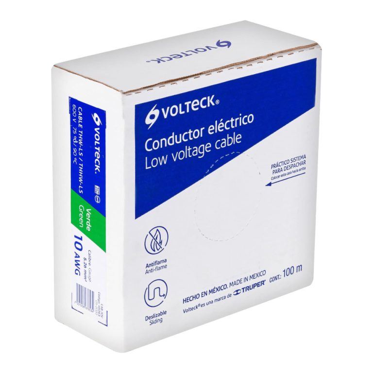 Caja de cable CCA negro Volteck Basic 100 metros