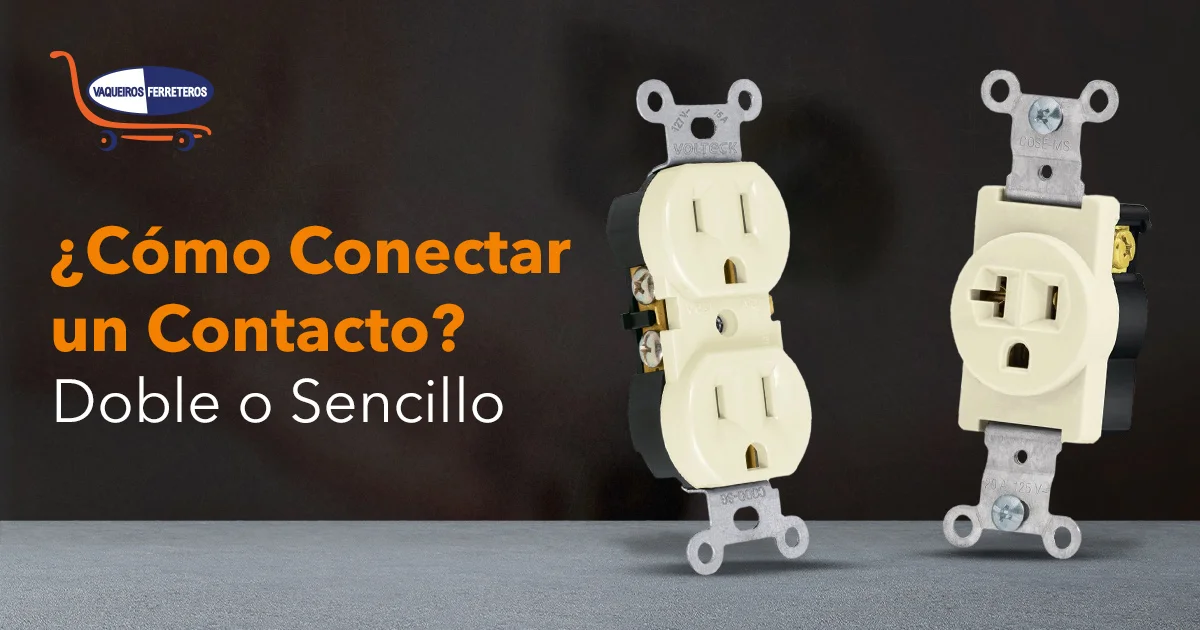 ¿Cómo Conectar un Contacto? Doble o Sencillo